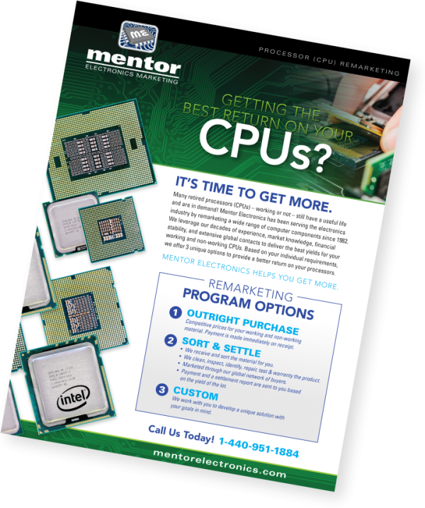 Sell CPU Online | Get 100% Value | Mentor Electronics